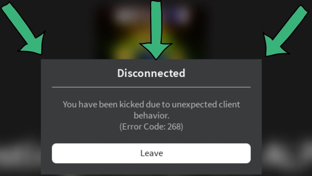 Fix Roblox Error Code 268 [Resolve Unexpected Client Behavior] - mastert ech-eg